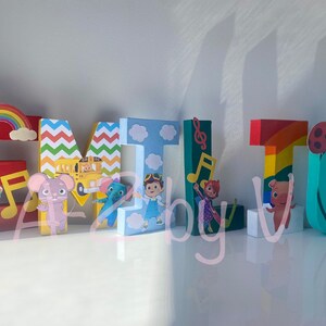 Kids Shows Letter Sets - Etsy