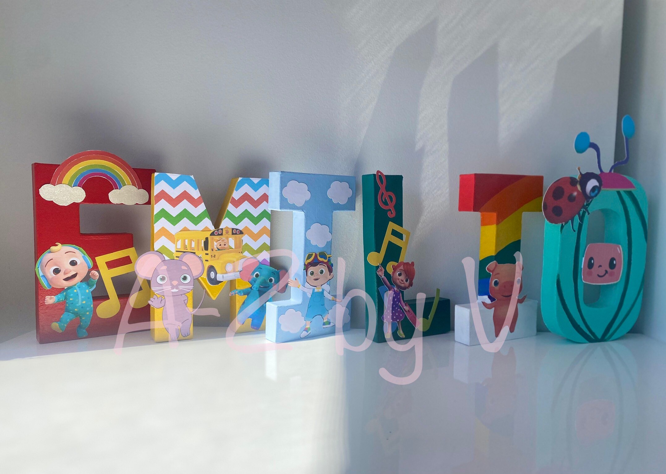 Kids Shows Letter Sets - Etsy