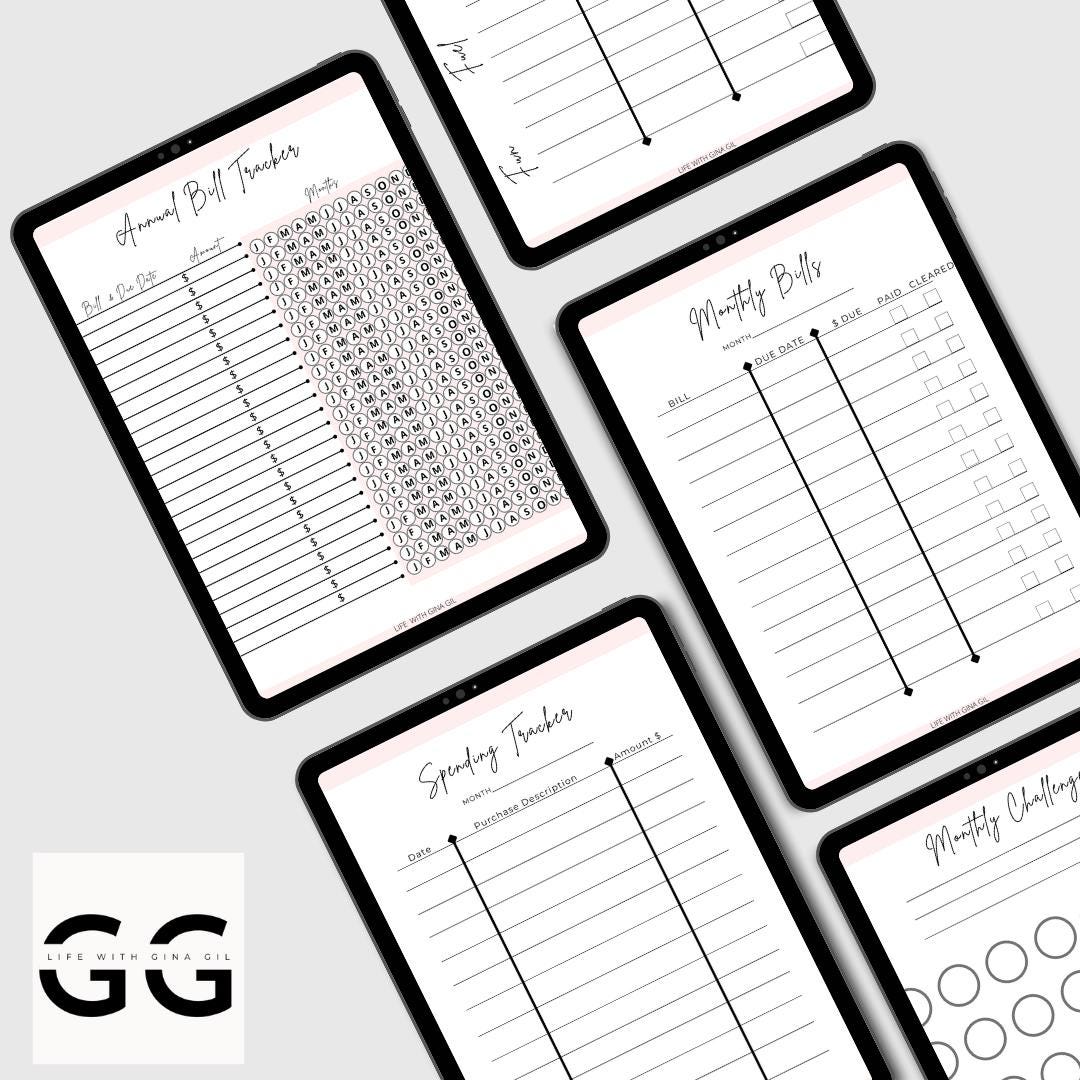 Printable Budget Workbook - Etsy Canada