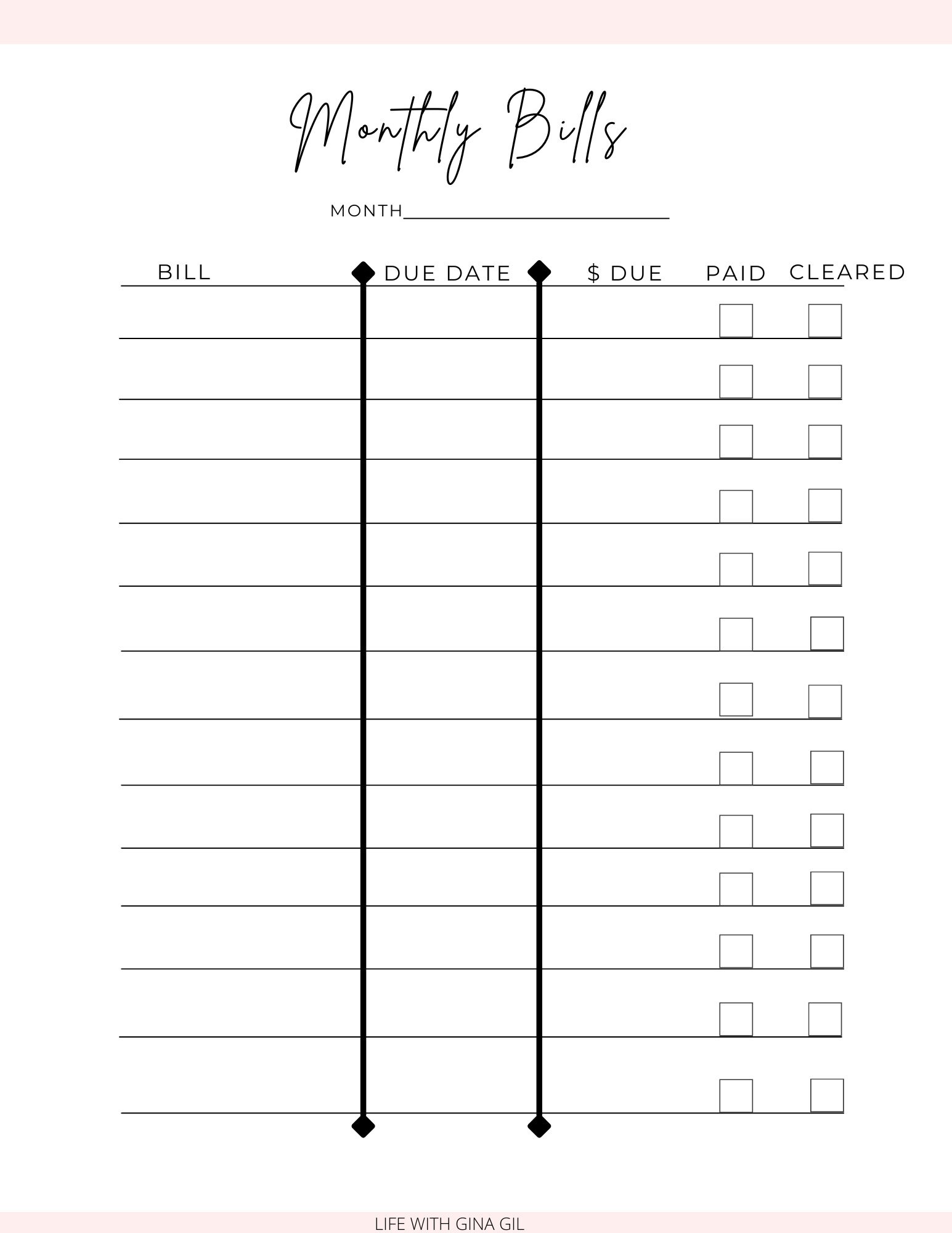 Printable Budget Workbook - Etsy Canada