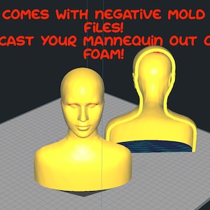 Mannequin 3D File STL - Etsy