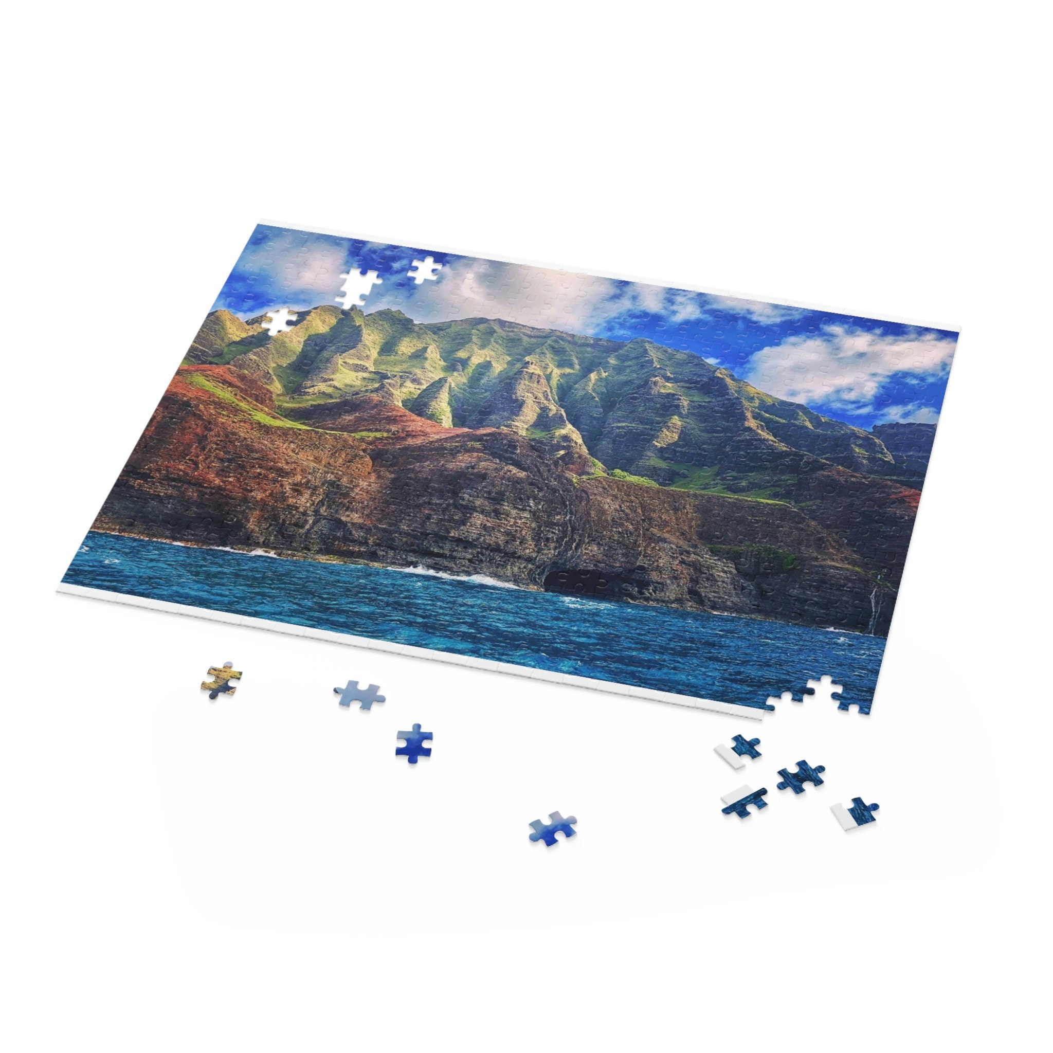 Travel Puzzle Kauai Napali Coast 500-piece Puzzle, Travel Puzzle Board ...