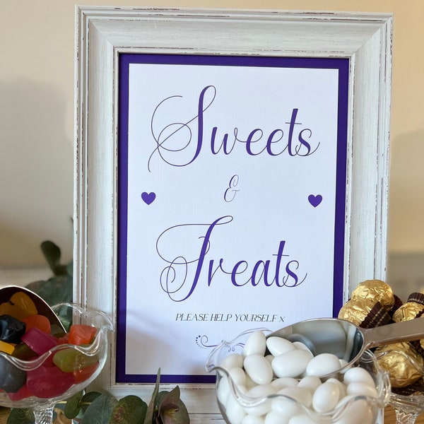 Sweets Sign - Etsy UK