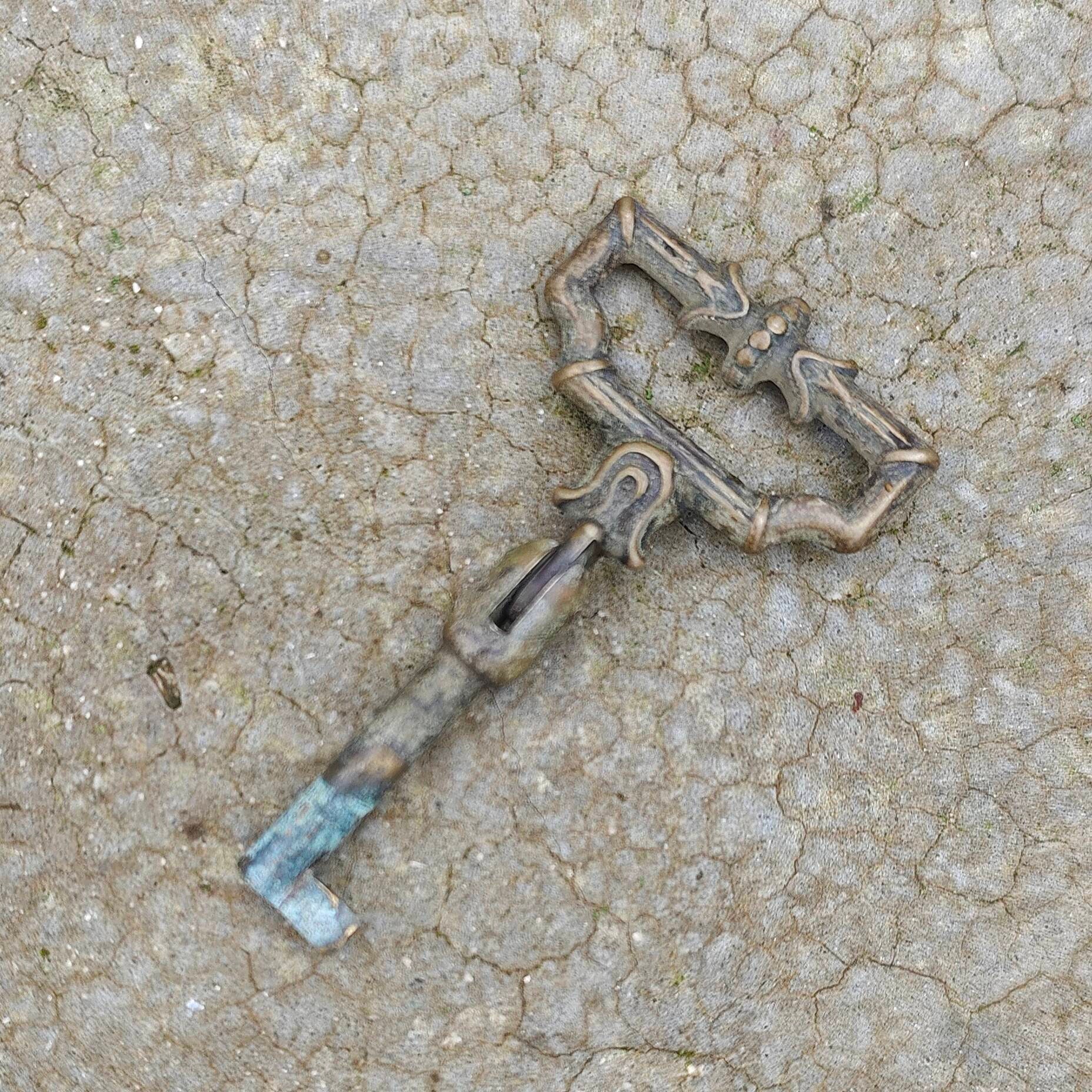 Vintage Brass Ornate Skeleton Key Antique Wardrobe Furniture - Etsy