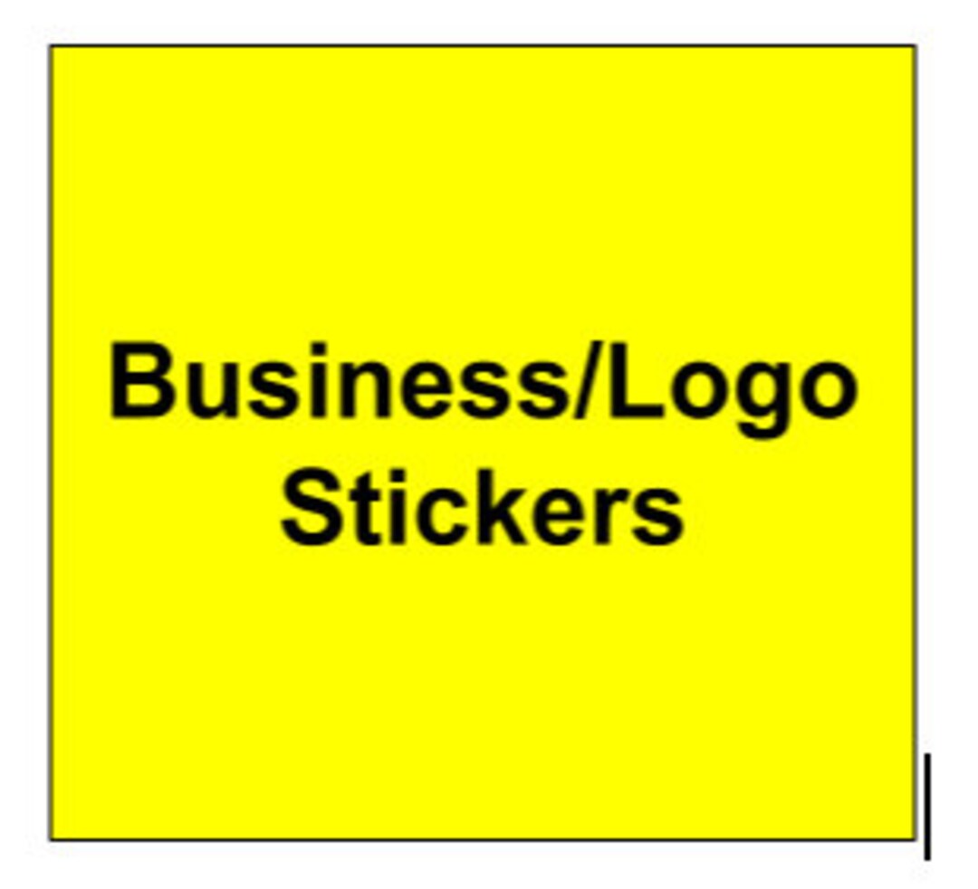 Stickers of Your Business or Logo - Etsy