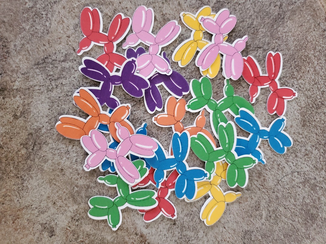 Balloon Dog Stickers - Etsy