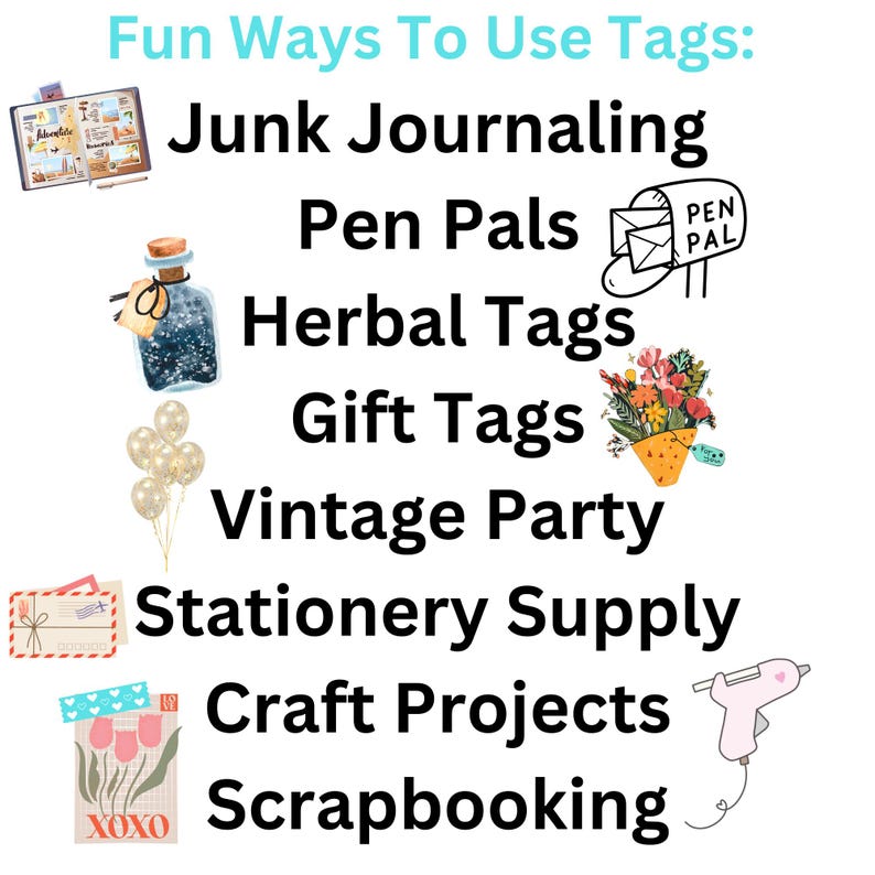 Strawberries Journal Tags, Berries Printable Tags, Junk Journal ...