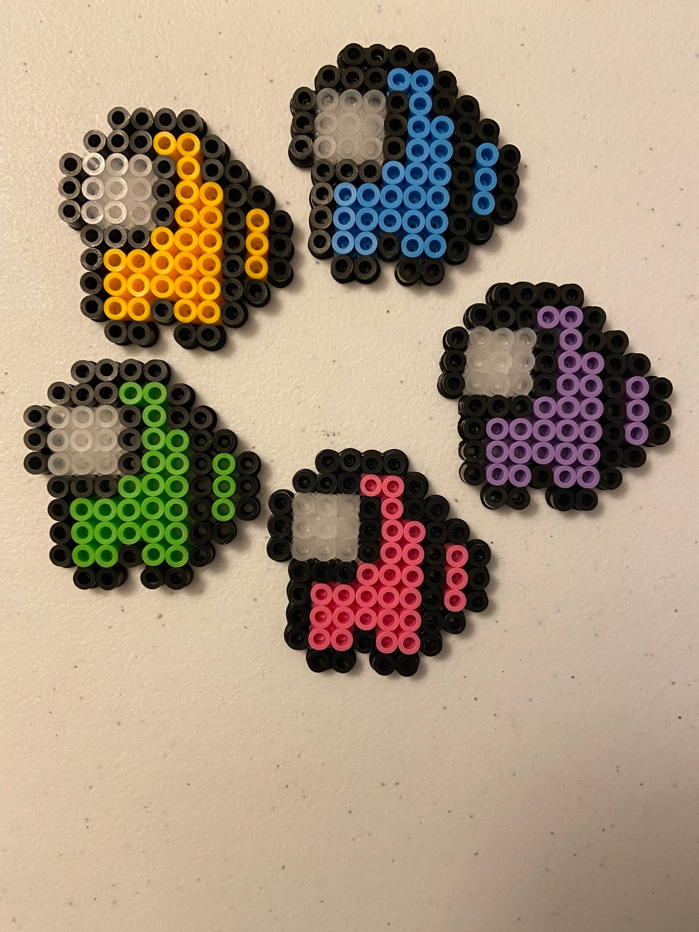Among Us Character Perler Bead Art Etsy In 2021 Perler Bead Art Porn