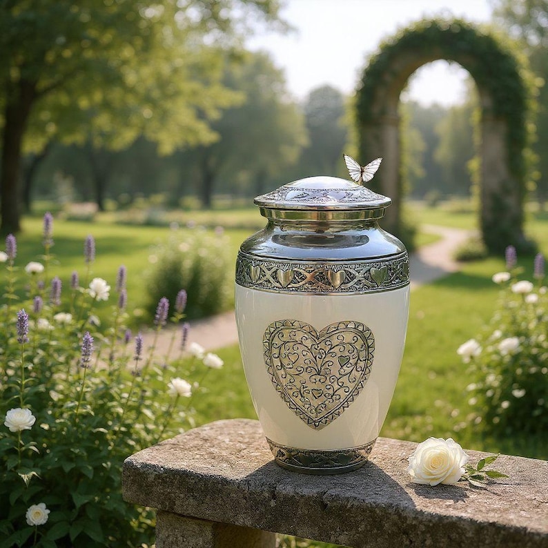 Large Cremation Urn for Ashes: Funeral Urn, 10-inch - Etsy