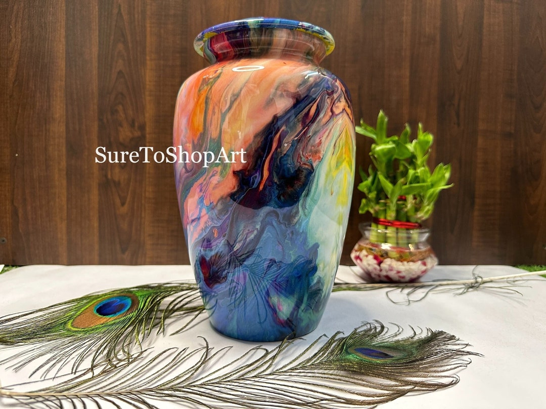 Rainbow Cremation Urn for Human Ashes: Adult Keepsake Urn - Etsy