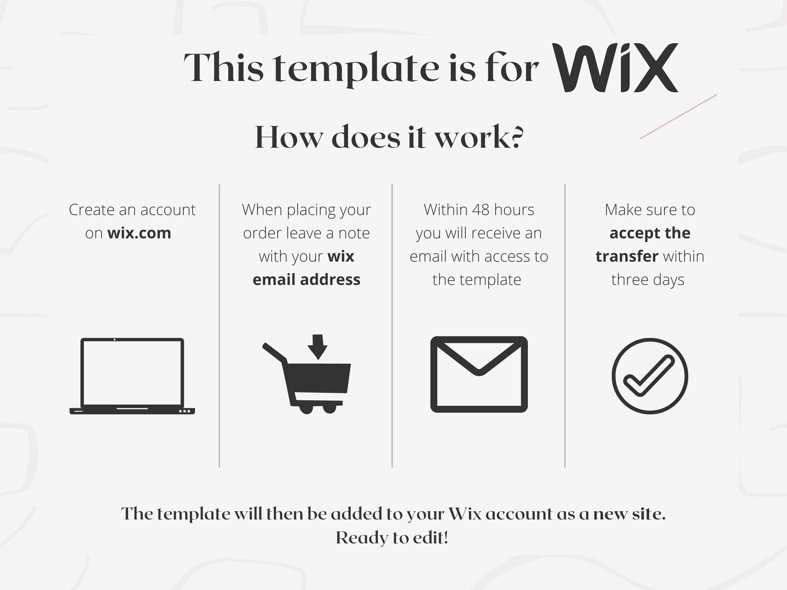 Wix E-commerce Website Template Elegant & Simple - Wix Shop - Online ...