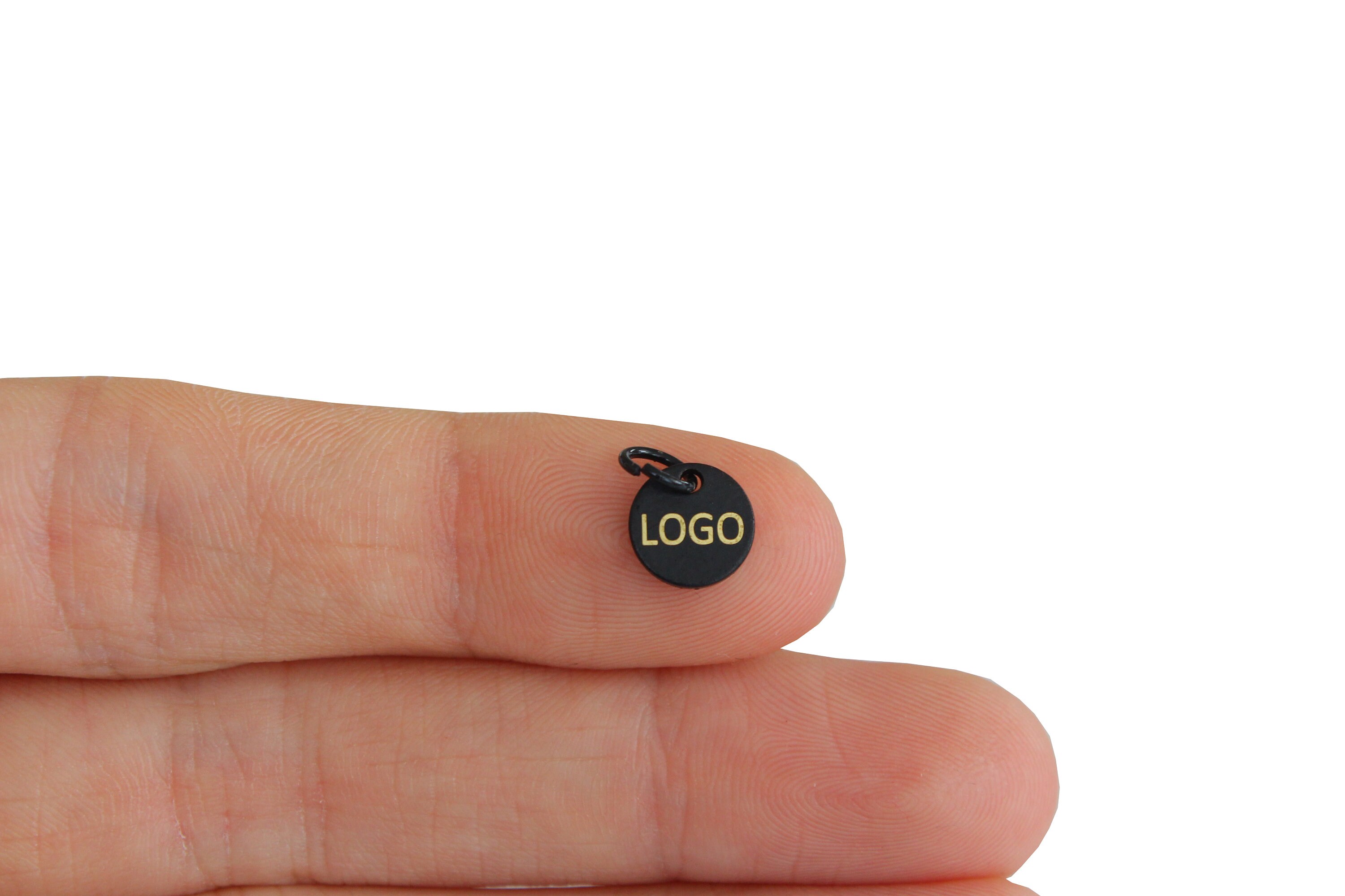 8 Mm Custom Laser Engraved Logocustom Logo Tagjewelry Logo | Etsy