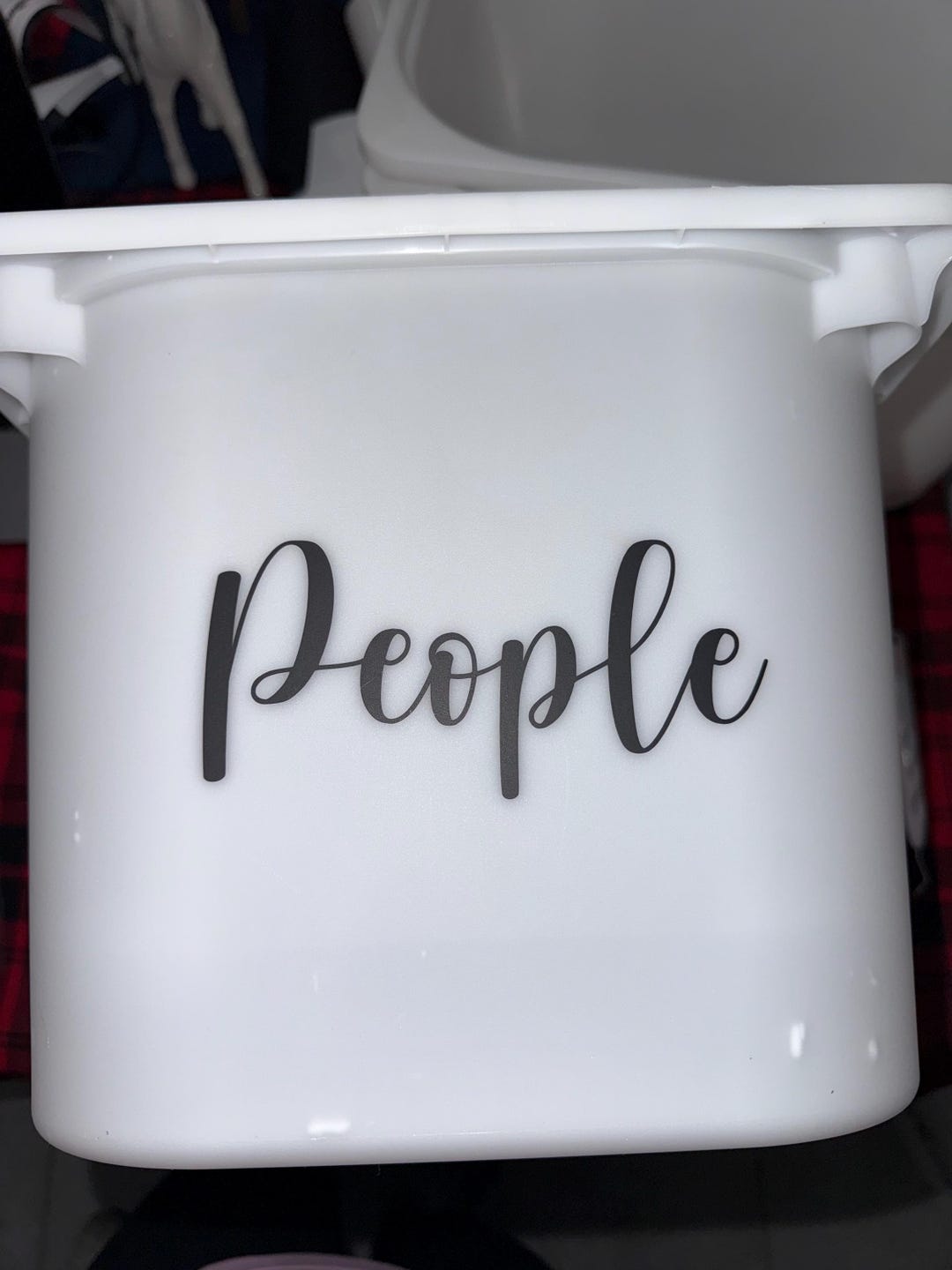 Custom Storage Bin Labels – Waterproof & Removable Labels for Bins ...