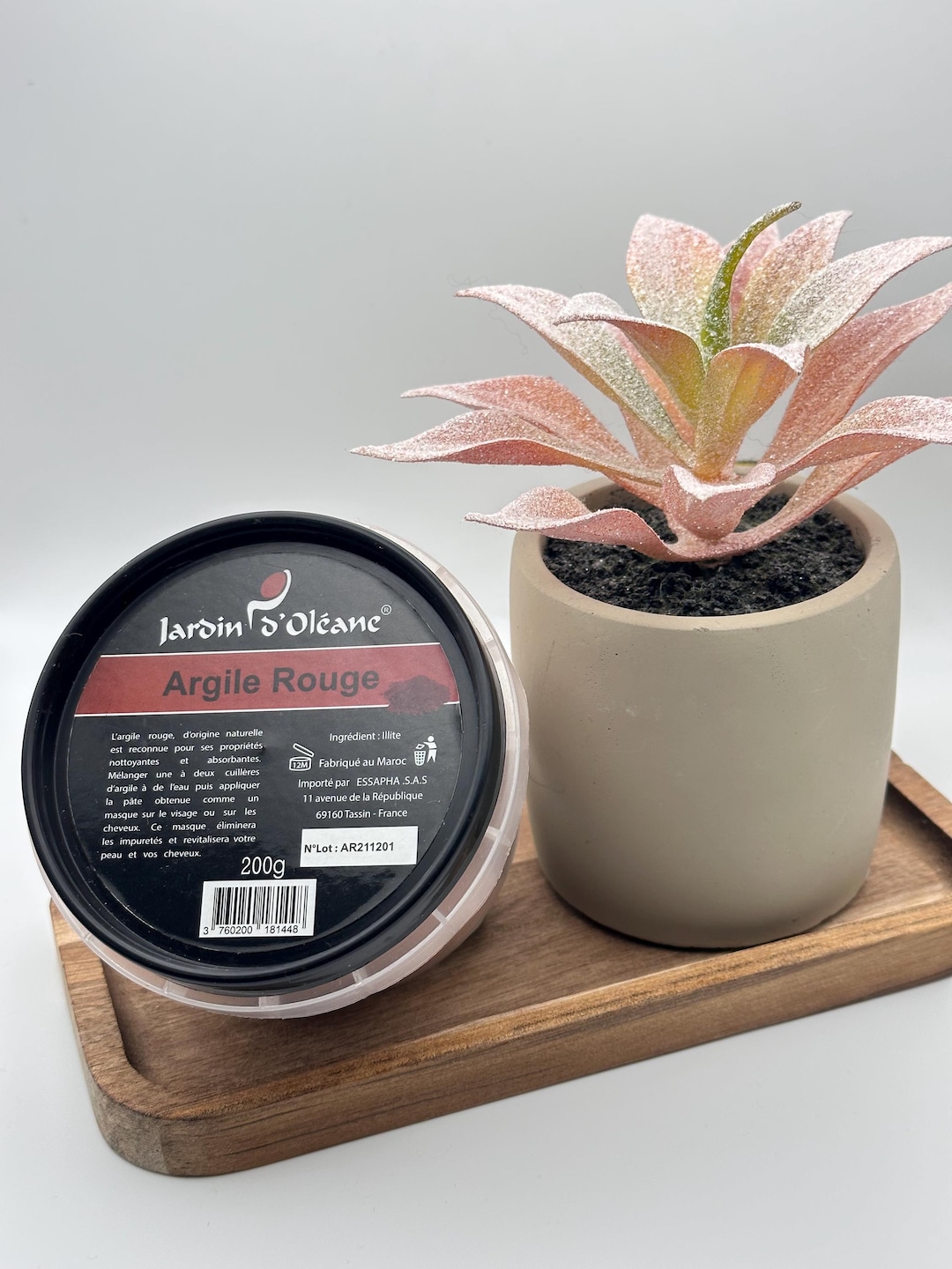 Moroccan Red Clay Powder From Jardin D'olean -200g, Moroccan Clay ...
