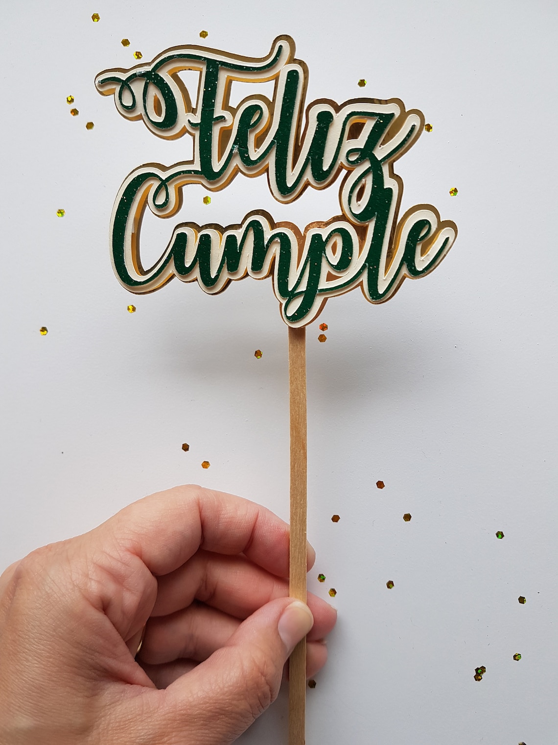 Feliz Cumple Cake Topper Custom Cake Topper. - Etsy