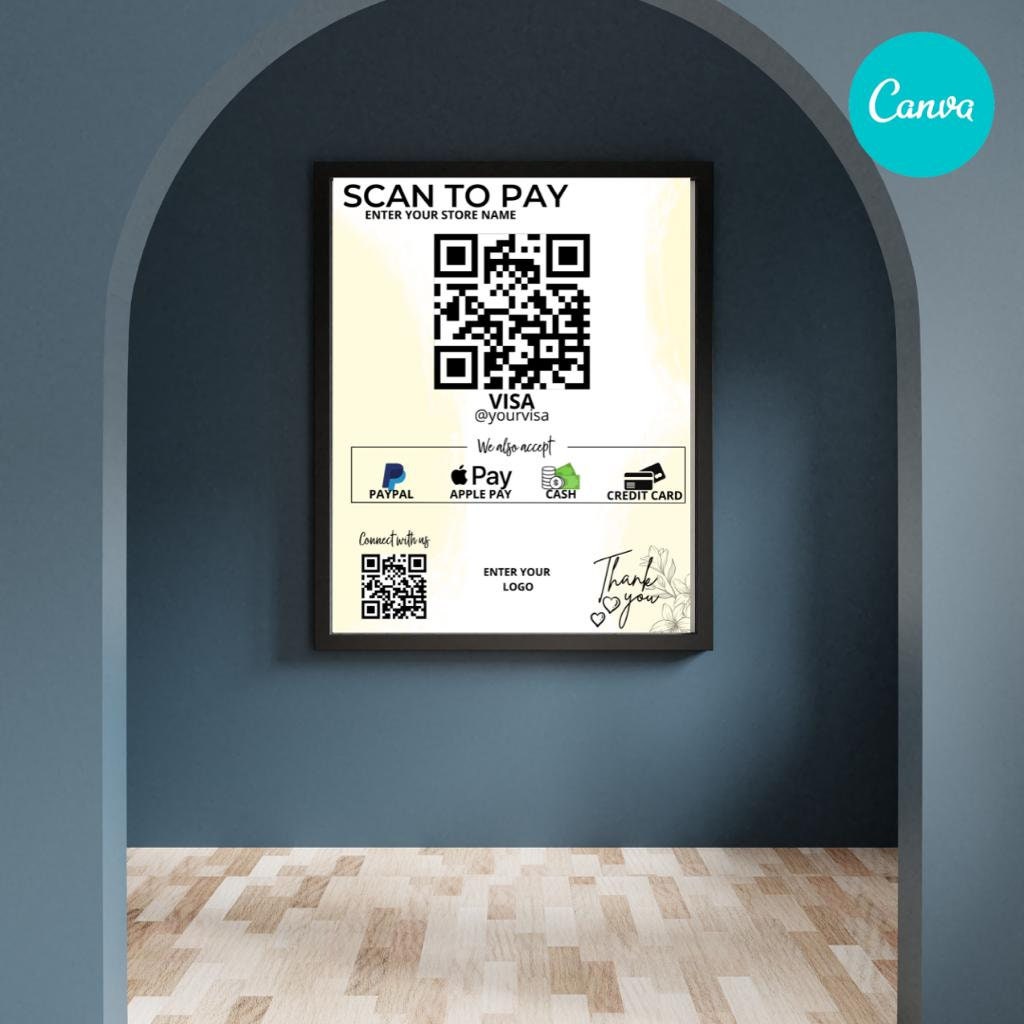 Printable Scan to Pay Sign Template - Effortlessly Accept Payments With ...