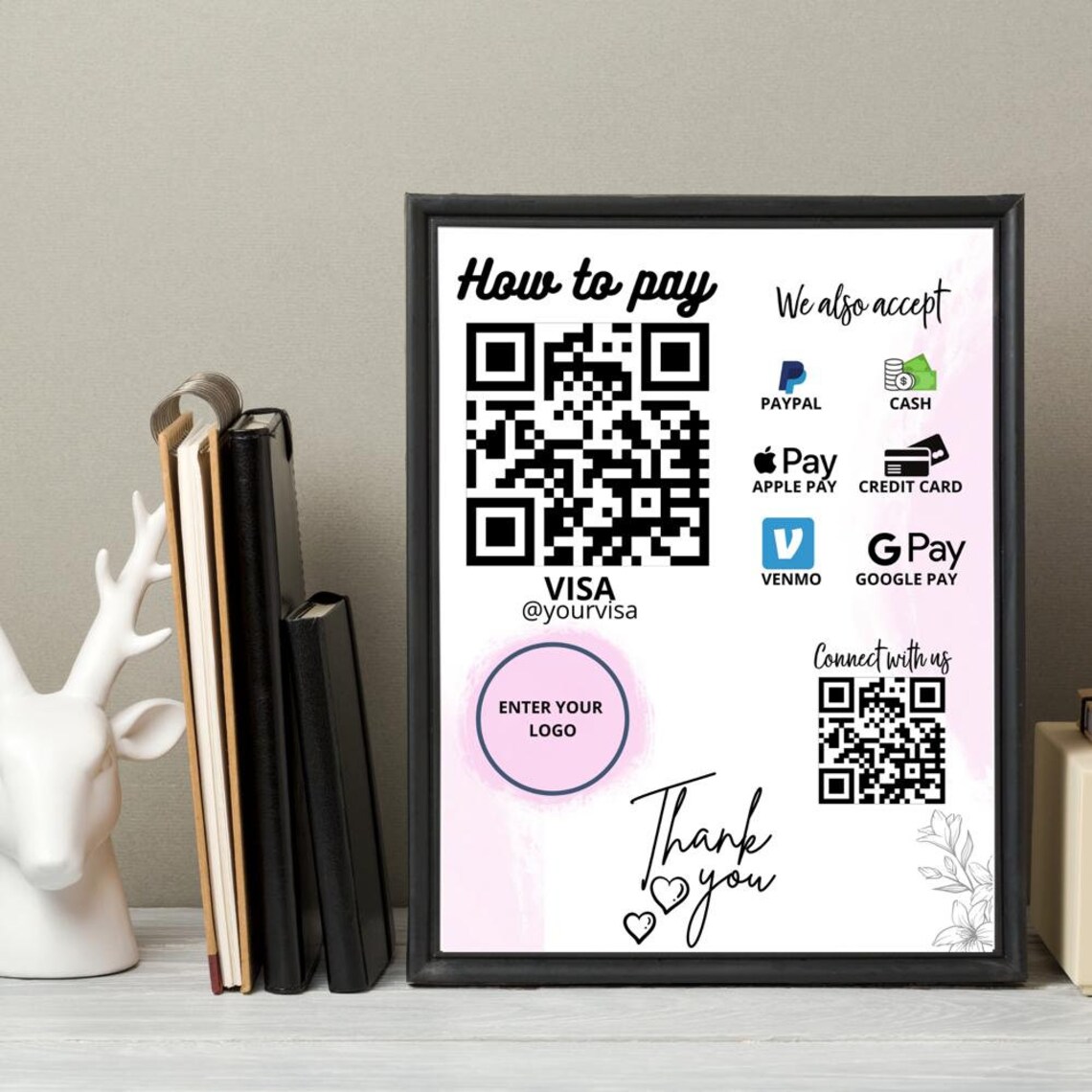 Printable Scan to Pay Sign Template - Effortlessly Accept Payments With ...