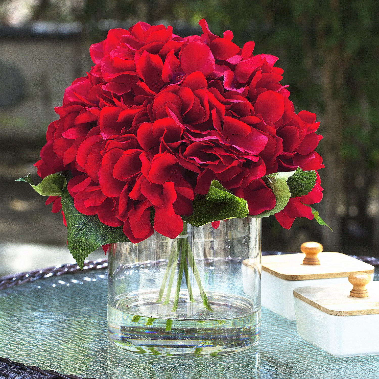 Large Round Glass Vase