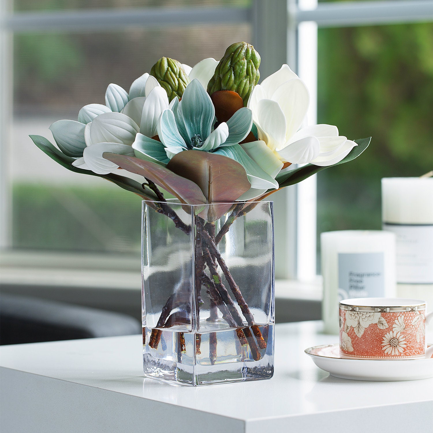 Fresh Magnolia Flower Arrangements