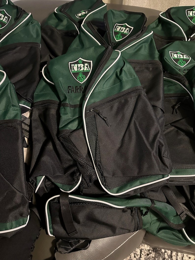 Personalized Sports Backpack - Etsy