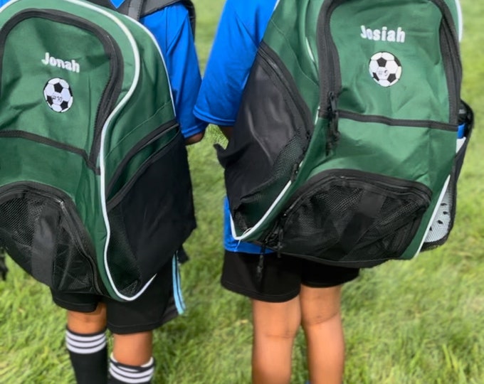 Personalized Sports Backpack - Etsy
