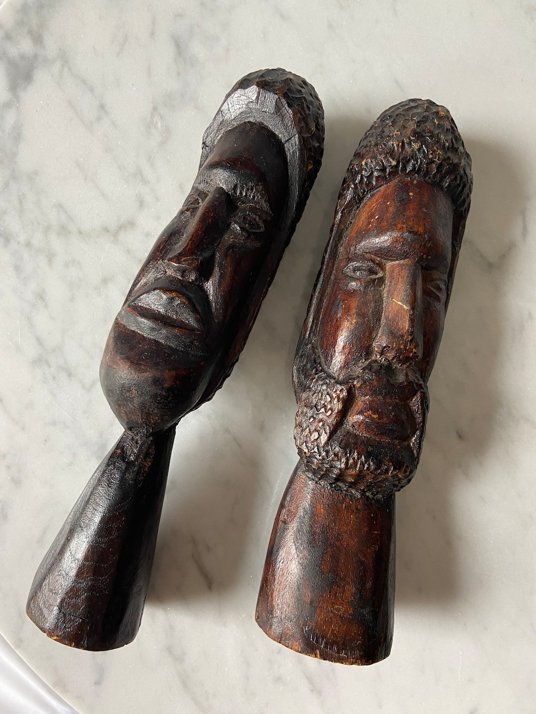 Carved Wooden Statues - Etsy