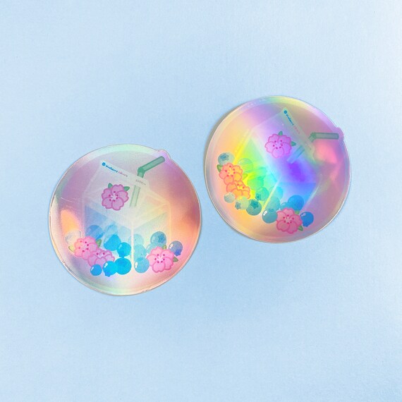 Cute Sticker Kawaii Sticker Blueberry Sakura Milk Vinyl Sticker Paper ...