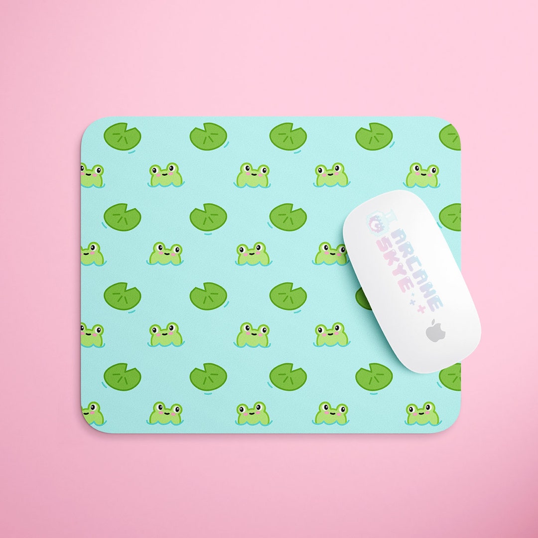 Froggy Friends Mousepad, Kawaii Frogs, Awkward Frog Mouse Pad - Etsy