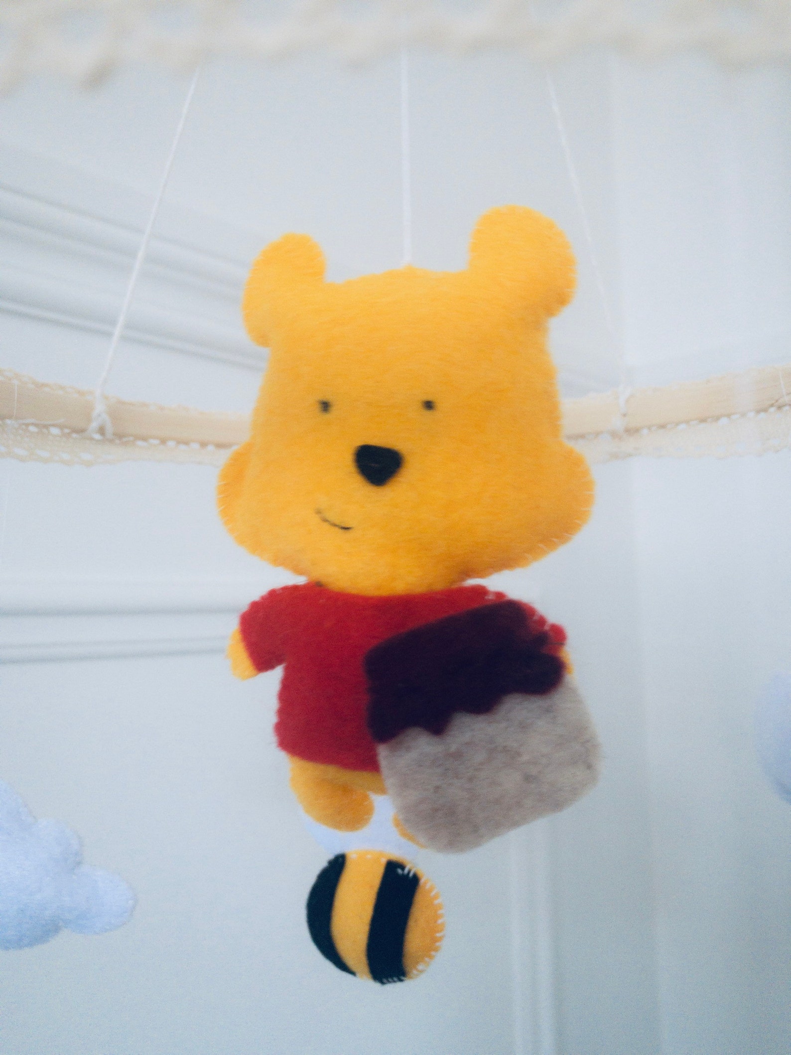 Pooh Felt Mobile/ Winnie the Pooh Mobile/ Handmade Felt Book - Etsy