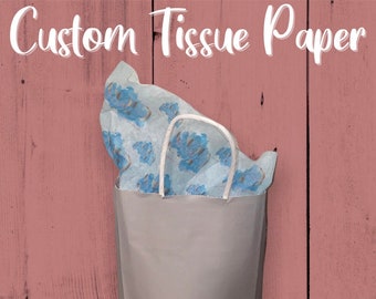 Custom Logo Tissue Paper - Etsy