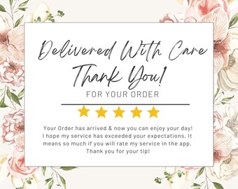Door Dash Tips - Etsy