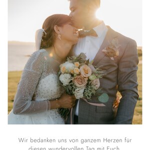 Digital Thank You Card Acknowledgement Wedding Greeting Electronical ...