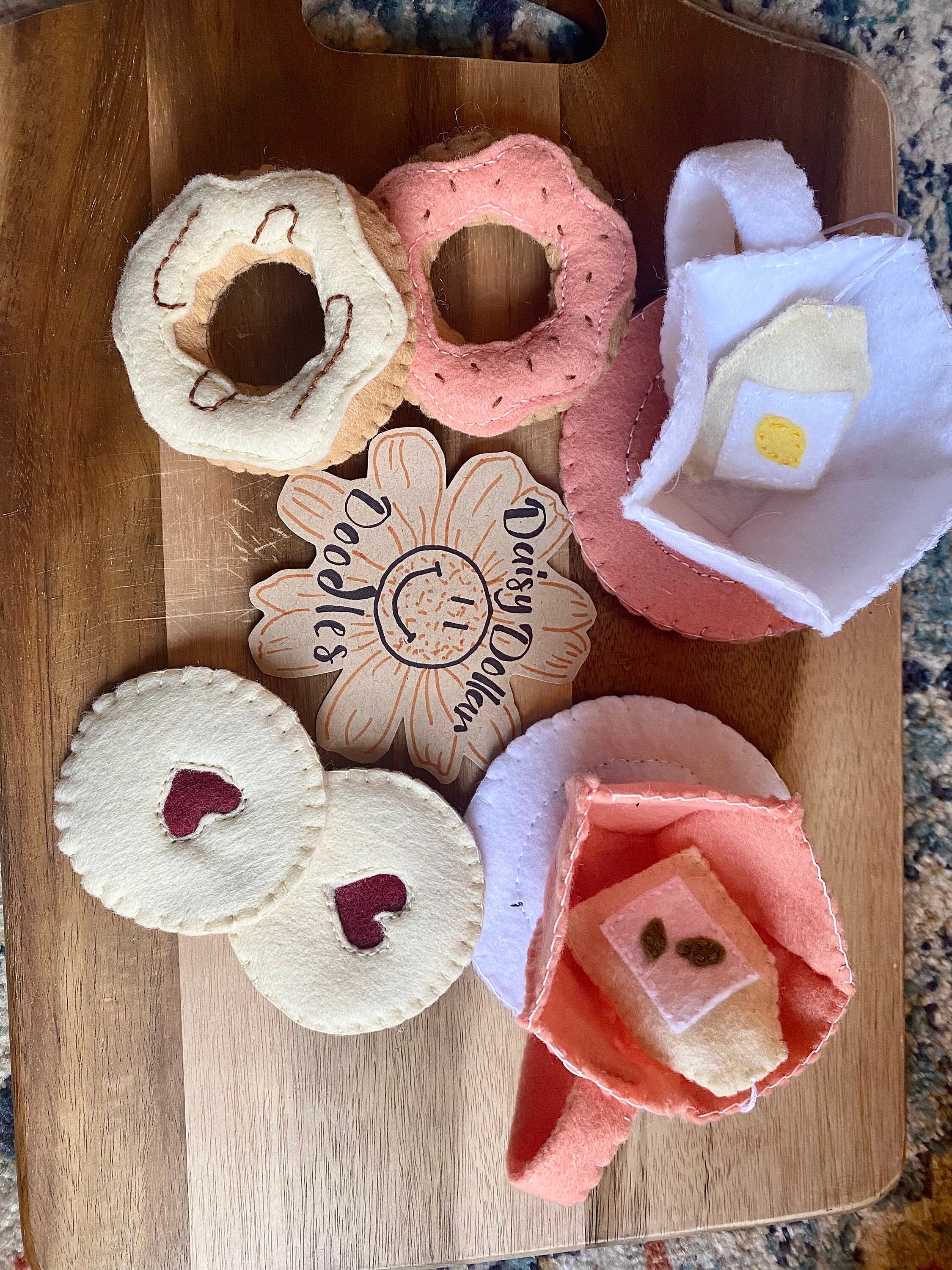 10 Piece Felt Tea Party Set - Etsy