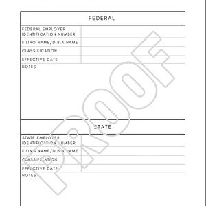 Business License Organizer - Etsy