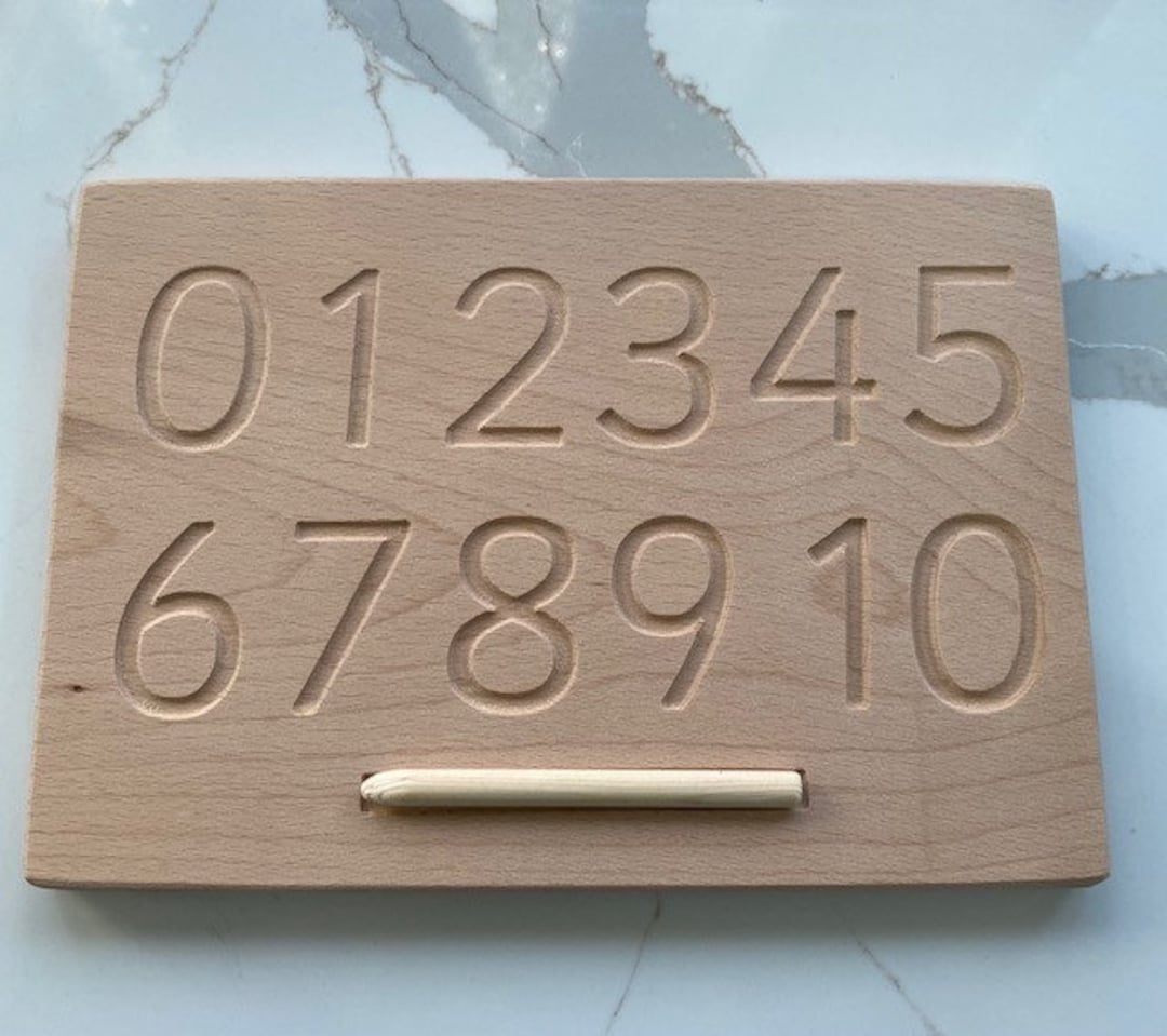 Numbers Tracing Board, Learn to Write Numbers, Tracing Numbers, Learn ...