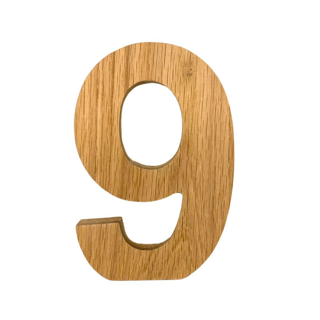Chunky Wooden Solid Oak Numbers, Freestanding or Hanging Keepsakes - Etsy