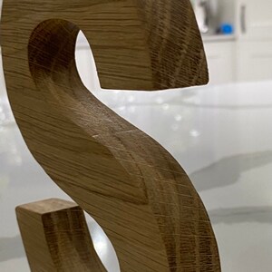 Chunky Oak Freestanding Letters, Wooden Chunky Letters, Oak Letters ...