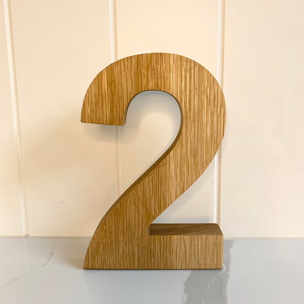 Wooden Numbers - Etsy