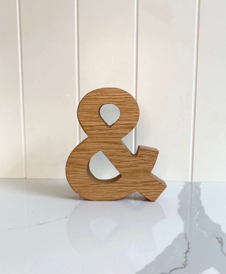 Chunky Oak Freestanding Letters Wooden Chunky Letters Oak - Etsy