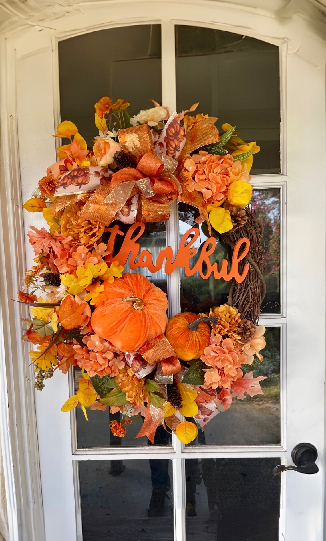 Thankful Wreath, Thanksgiving Wreath, Gratitude Wreath, Fall Wreath ...