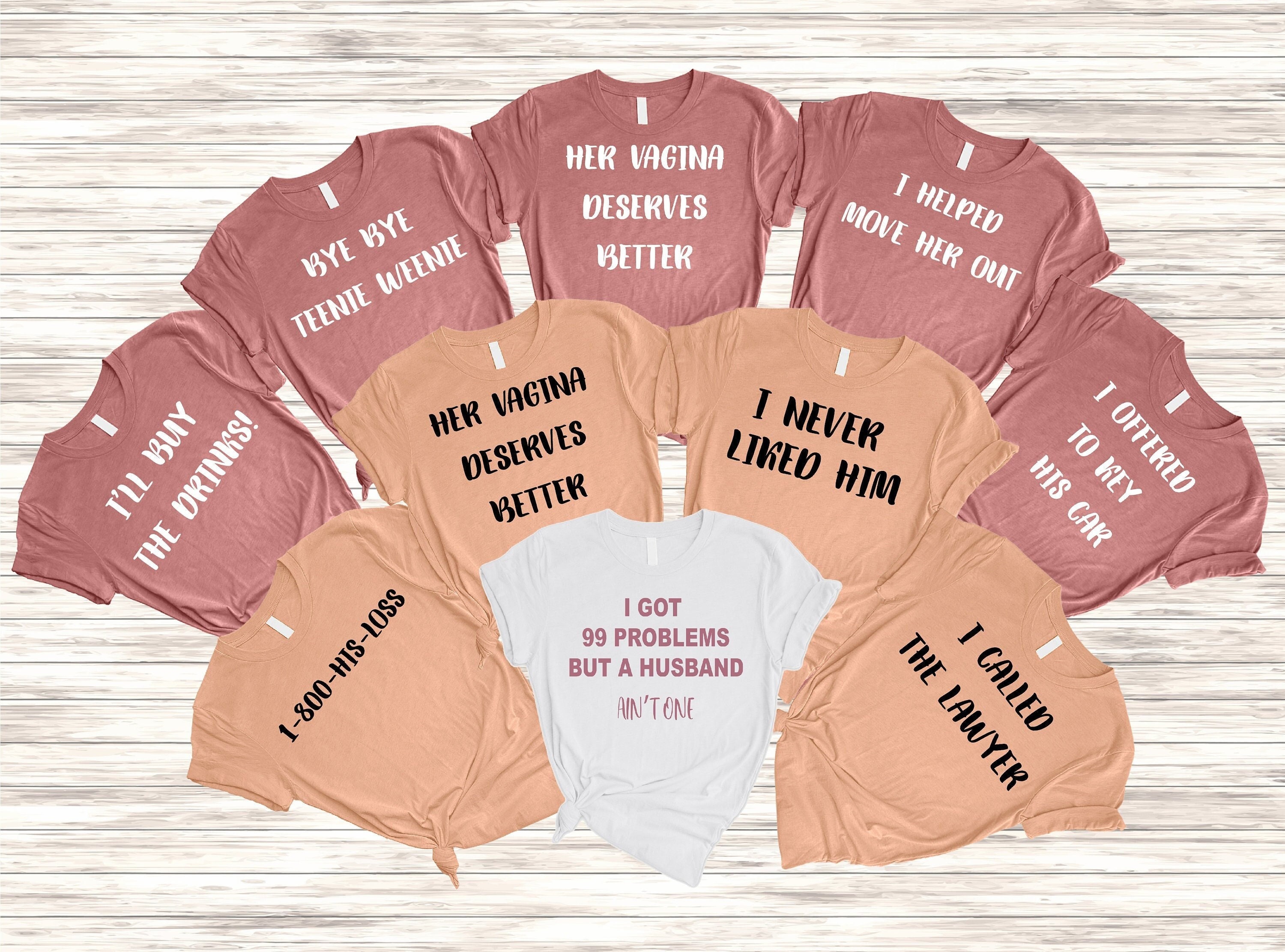 Divorce Party Shirts