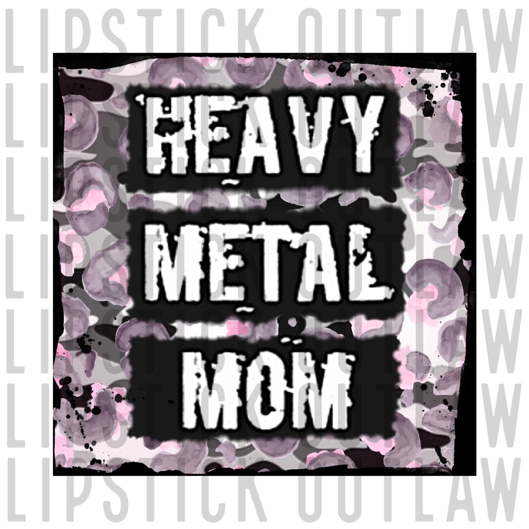 Heavy Metal Mom Png Heavy Metal Png Rock N Roll Png Metal Etsy