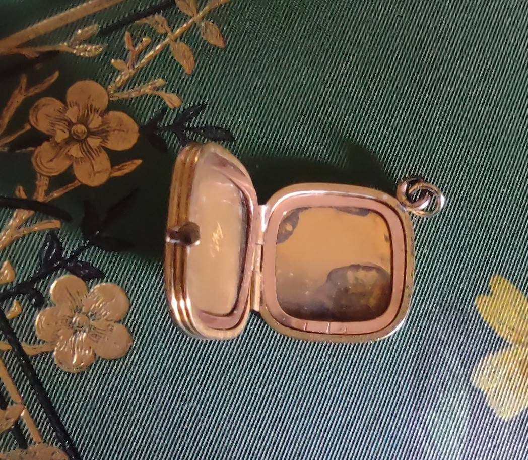 Antique Edwardian Era Gold Locket Victorian Vintage Locket Antique Gold ...