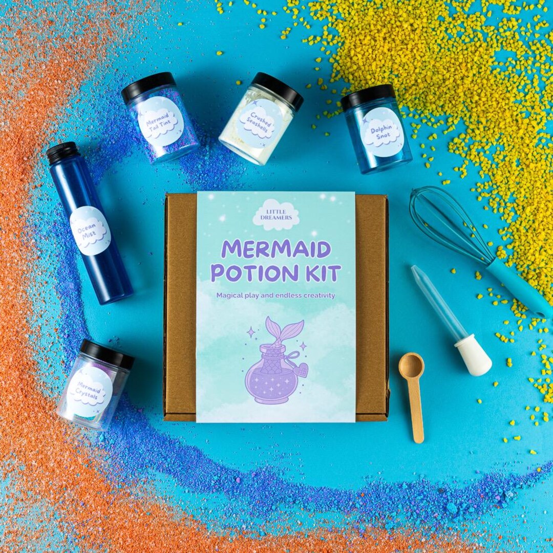 Mermaid Mini Potion Play Kit for Kids - Etsy
