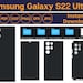 Samsung Galaxy S22 Ultra Skin Cut Template Vector, Samsung Skin Svg Cut ...