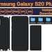 Samsung Galaxy S20 Plus Skin Cut Template Vector, Samsung Skin Svg Cut File, Phone Skins ...
