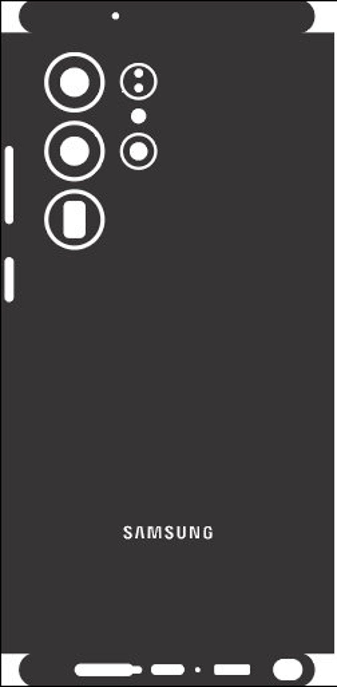 Samsung Galaxy S23 Ultra Skin Cut Template Vector, Samsung Skin Svg Cut ...
