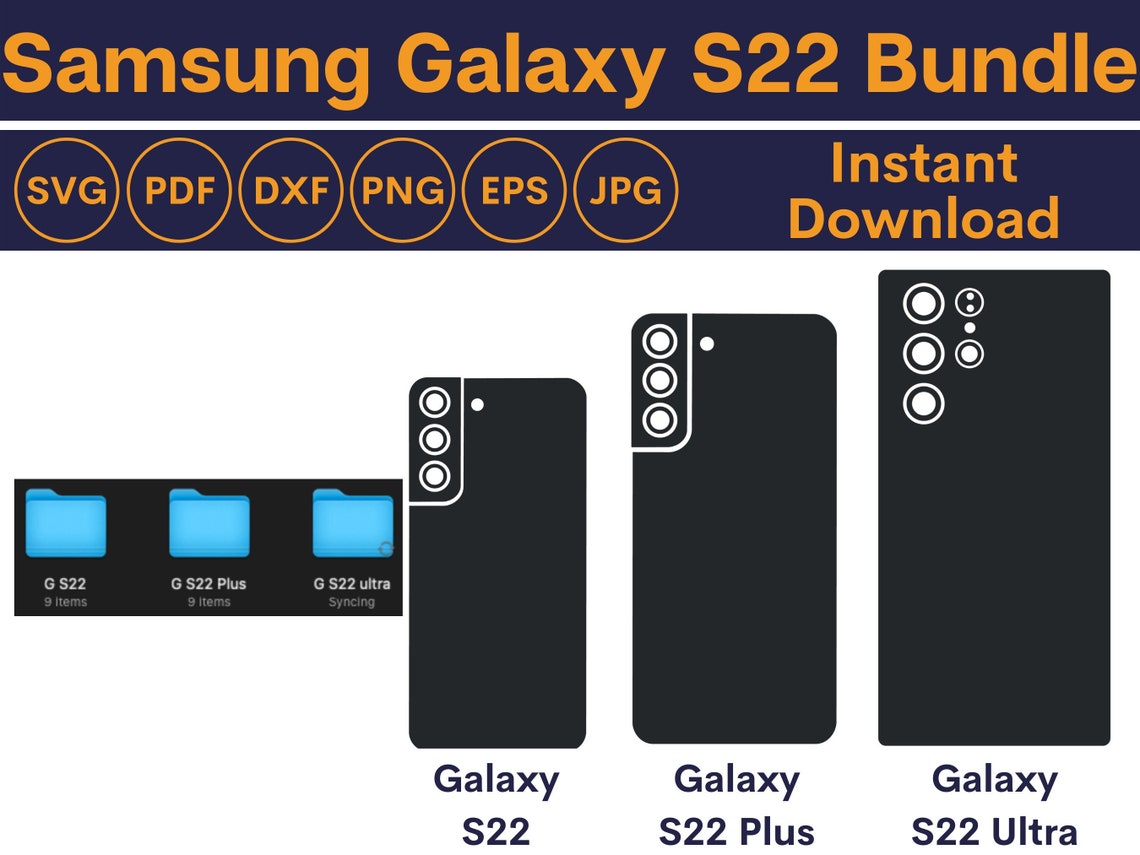 Samsung Galaxy S22 Templates Bundle - Galaxy S22, S22 Plus, S22 Ultra ...