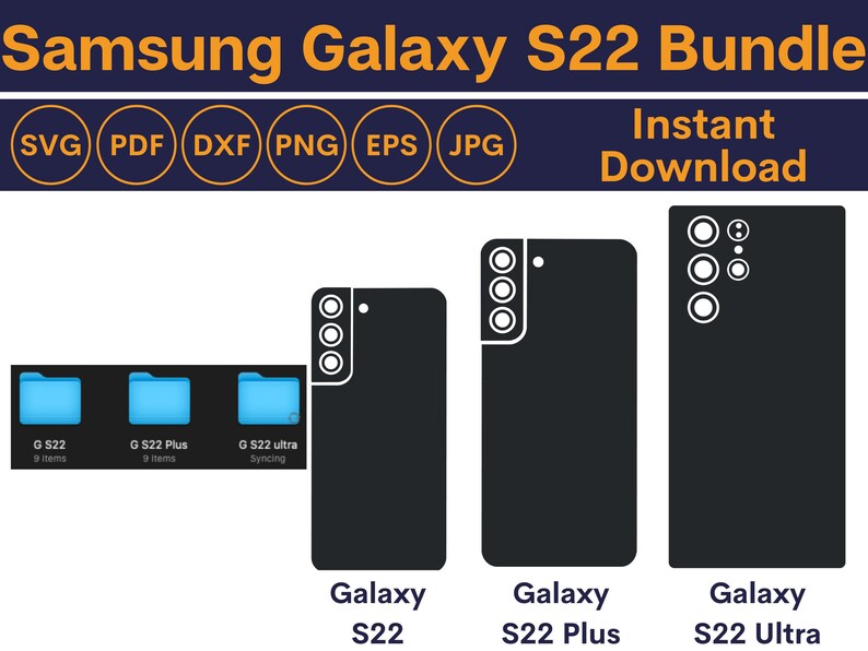 Samsung Galaxy S22 Templates Bundle - Galaxy S22, S22 Plus, S22 Ultra ...