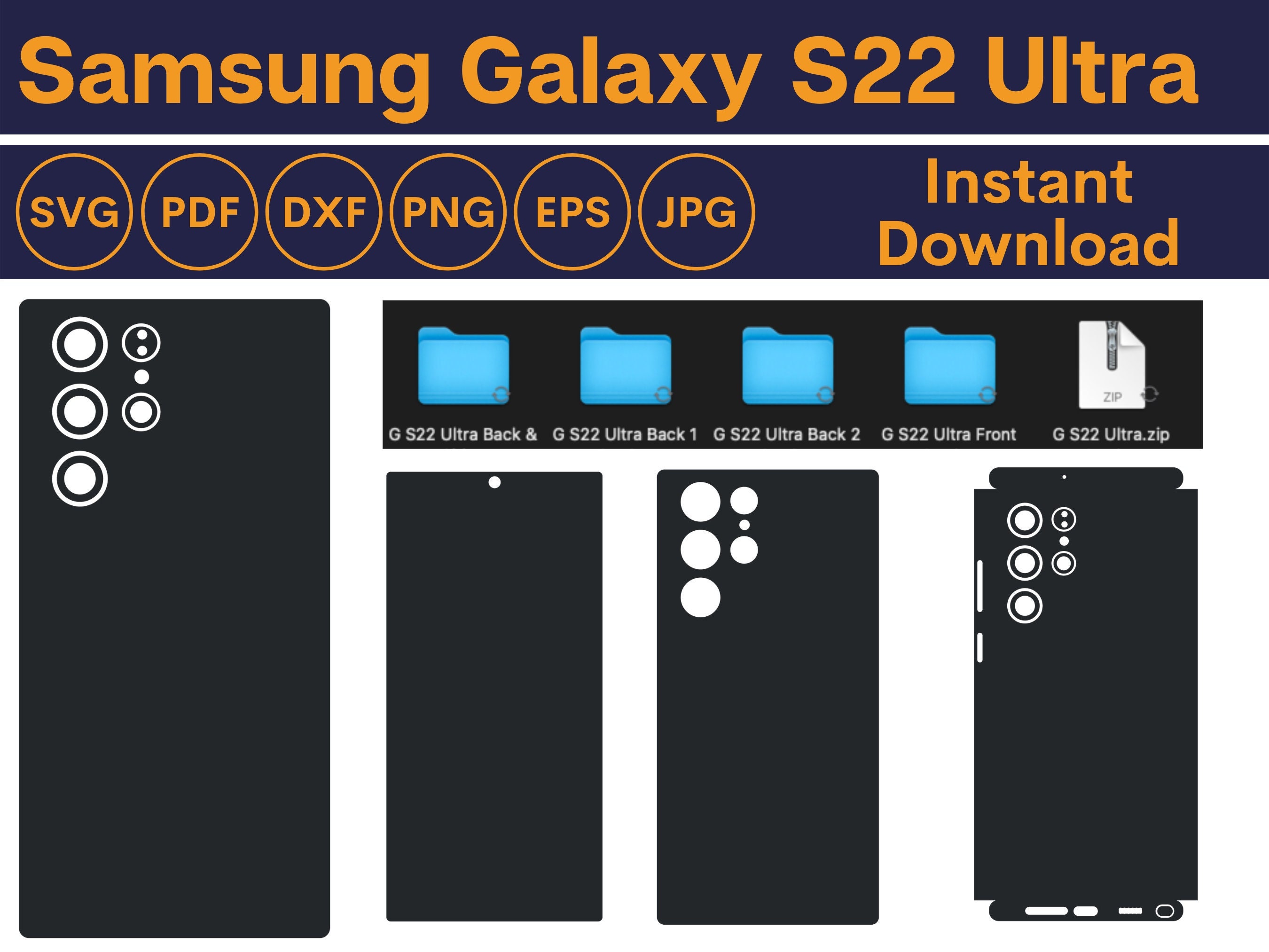 Samsung Galaxy S22 Ultra Skin Cut Template Vector Samsung Etsy Singapore